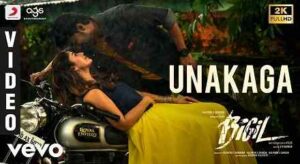 Unakaga Vala Ninaikiren Lyrics– Bigil | Sreekanth Hariharan